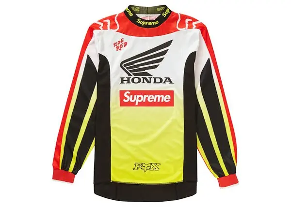 Supreme Honda Fox Racing Moto Jersey Top - Red