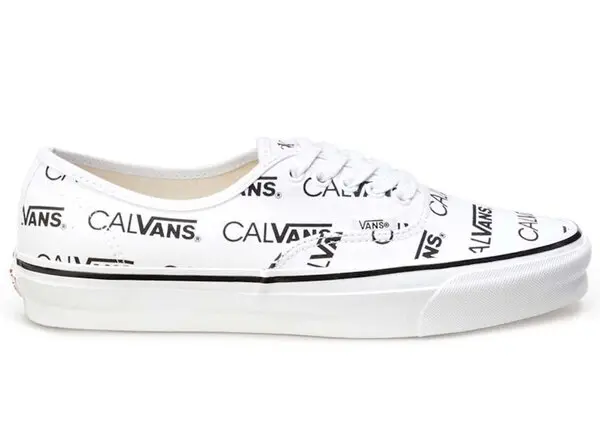 VANS Authentic Palace Calvin Klein Calvansin Sneakers - White/white