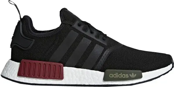 Adidas Nmd R1 Sneakers - Core Black/collegiate Burgundy/night Cargo