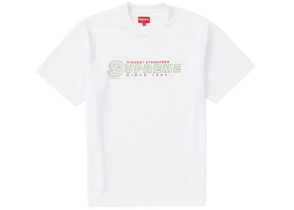 Supreme Highest Standards Athletic Short Sleeve Top - White