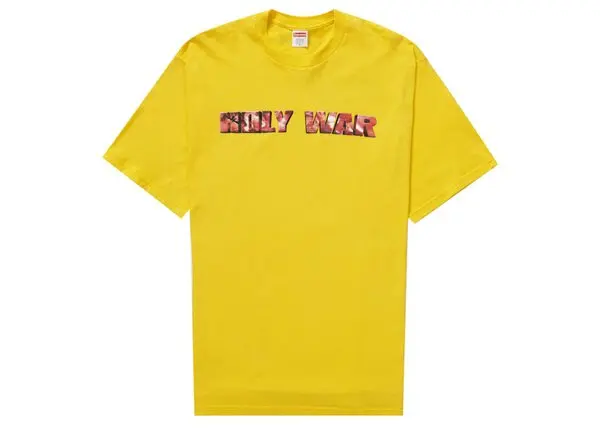 Supreme Holy War Tee Shirt - Yellow