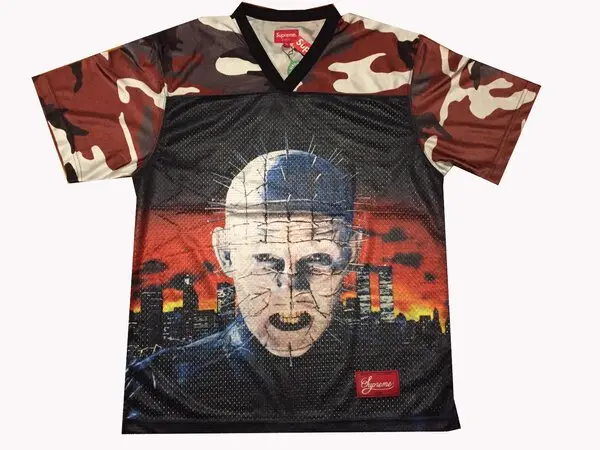 Supreme Hellraiser Football Jersey - Red Camo