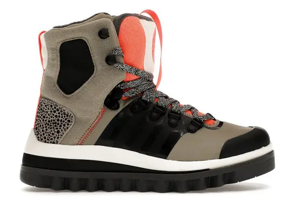Adidas Outdoor Eulampis Stella Mccartney Leopard Sneakers - Tech Beige/core Black/solar Orange