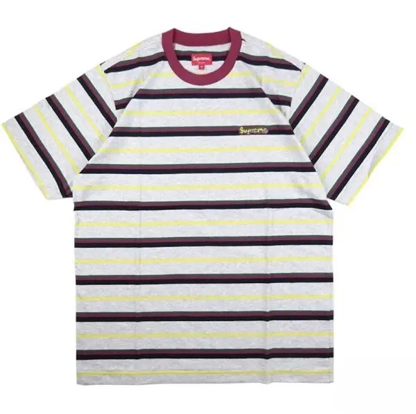 Supreme Heather Stripe Top - Burgundy
