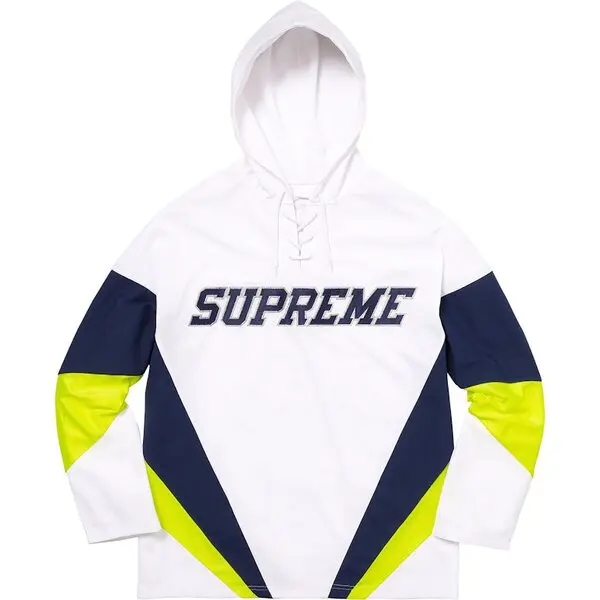 Supreme Hooded Hockey Jersey - White