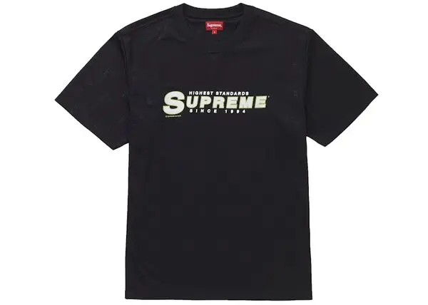 Supreme Highest Standards Athletic Short Sleeve Top - Black