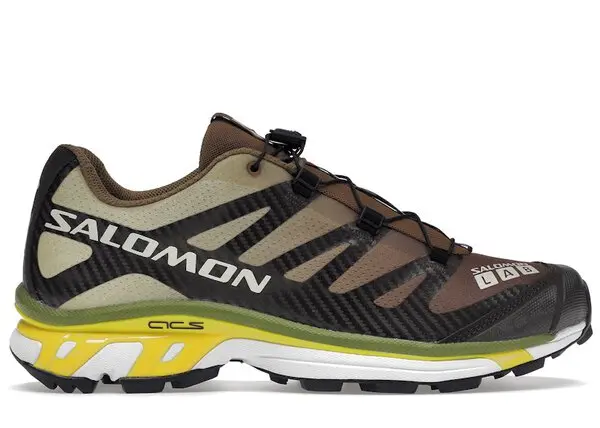 SALOMON Xt-4 Advanced Bungee Cord Sneakers - Brown/beige/white