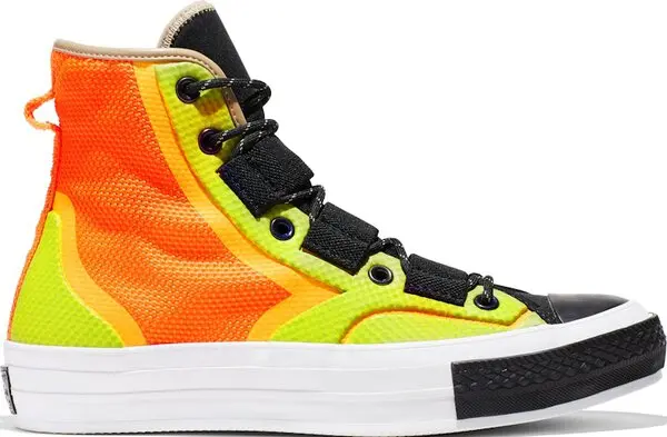 CONVERSE Chuck Taylor All Star 70 Hi Utility Hiker Slam Jam X Cali Thornhill Dewittin - Neon Orange/neon Yellow