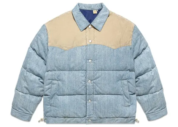 LEVI'S X Clot Reversible Denim Puffer Jacket