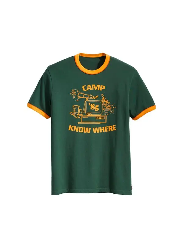 LEVI'S X Stranger Things Camp Know Where Ringer Tee Shirt