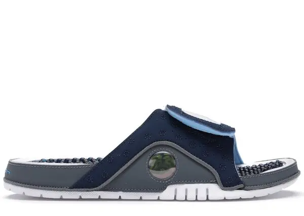 JORDAN Hydro Retro Slides - Navy Blue/flint Grey/white