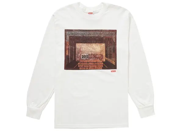 Supreme Martin Wong Attorney Street Long Sleeve Tee Shirt - White