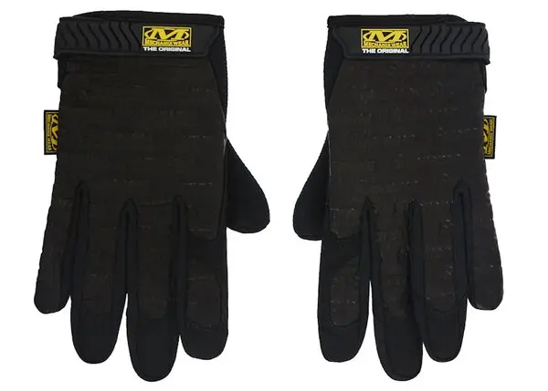Supreme Mechanix Leather Work Gloves - Black