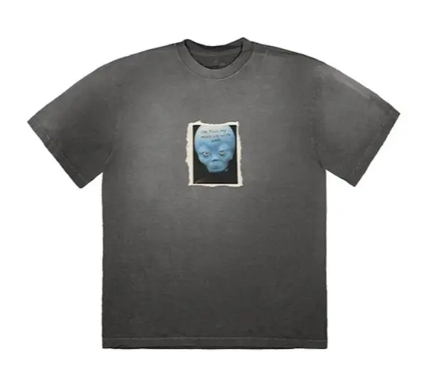 TRAVIS SCOTT Highest In The Room Alien T Shirt - Black