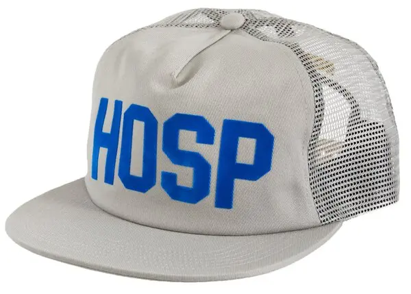Supreme Hosp Mesh Back 5-panel Cap - Grey