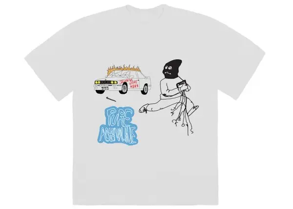 TRAVIS SCOTT Jackboys Mask On T-shirt - White