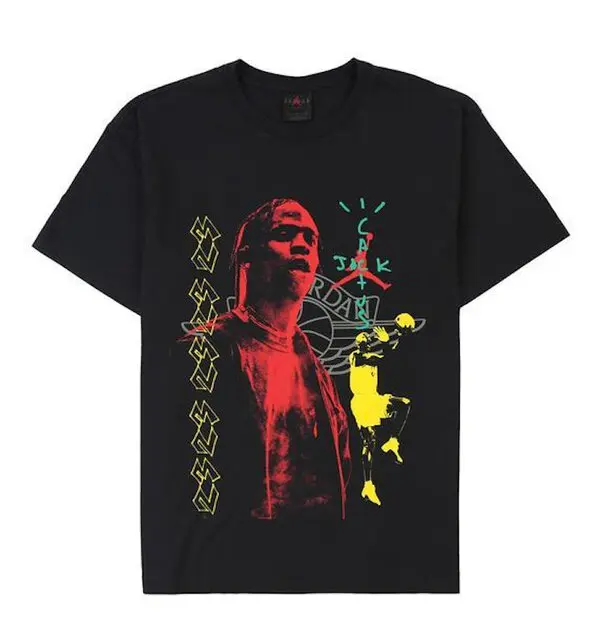 TRAVIS SCOTT Mj 1 Tee Shirt - Black