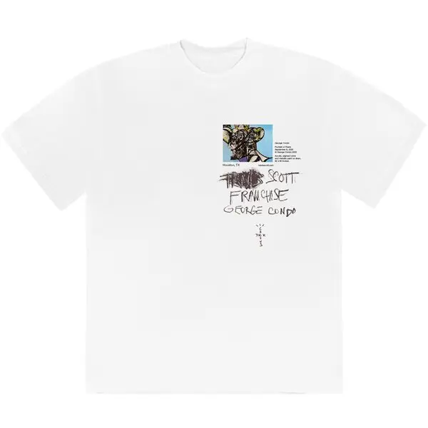 TRAVIS SCOTT Portrait Of Travis Wip T-shirt - White