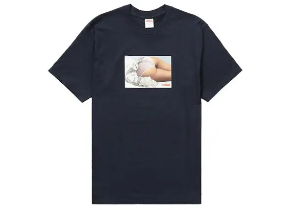 Supreme Maude Tee Shirt - Navy Blue