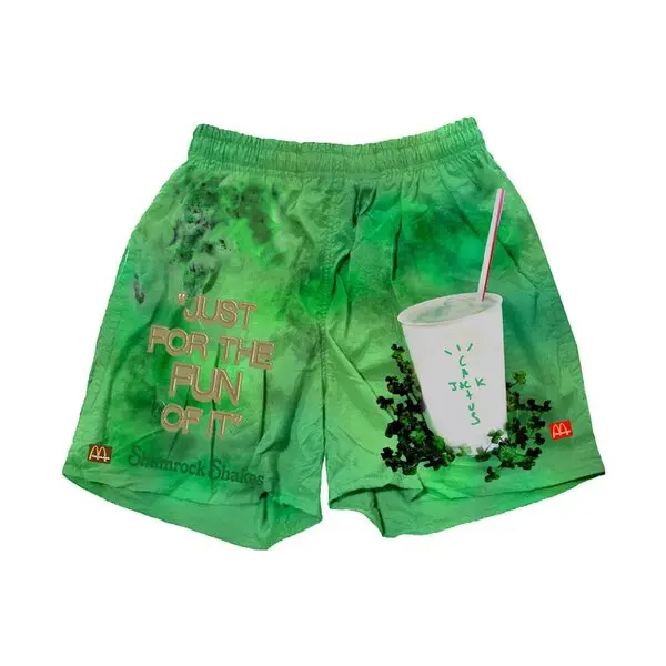 TRAVIS SCOTT Shamrock Shake Shorts