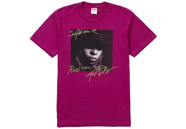 Supreme Mary J. Blige Tee Shirt - Magenta