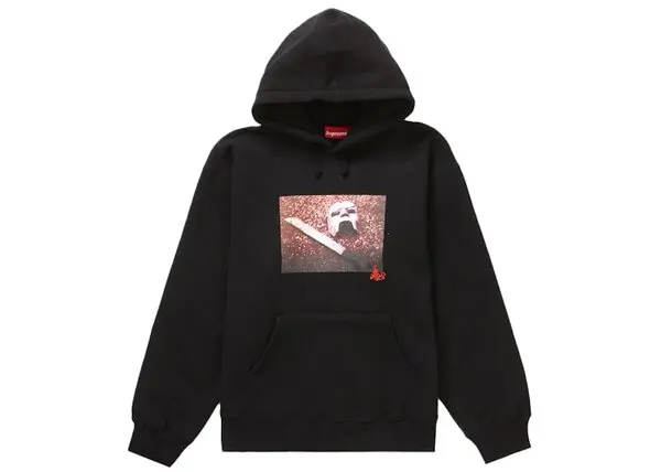 Supreme Mf Doom Hooded Sweatshirt - Black