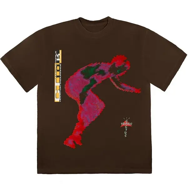 TRAVIS SCOTT Digital T-shirt - Brown