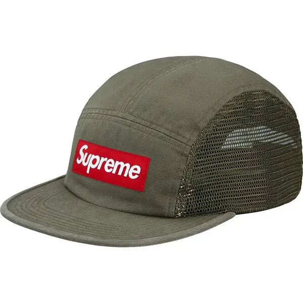 Supreme Mesh Side Panel Camp Cap - Olive