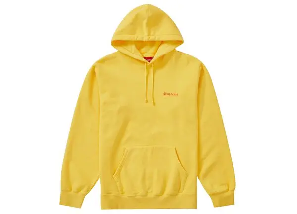 Supreme Hooded Sweatshirt - Pale Gold