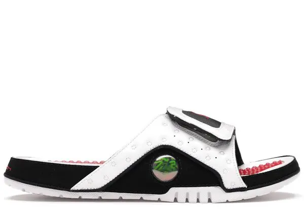 JORDAN Hydro He Got Game Slides - White/true Red/black