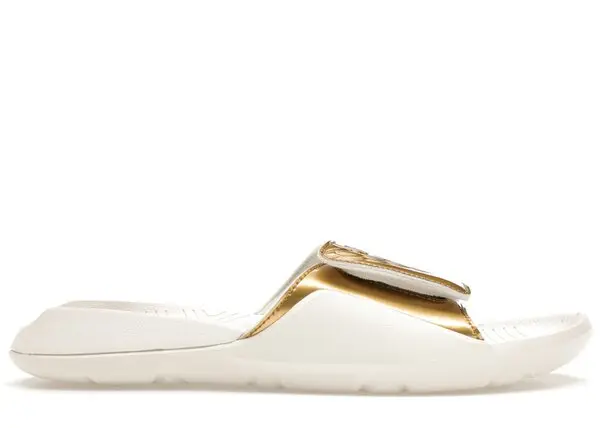 JORDAN Hydro Slides - Sail/metallic Gold