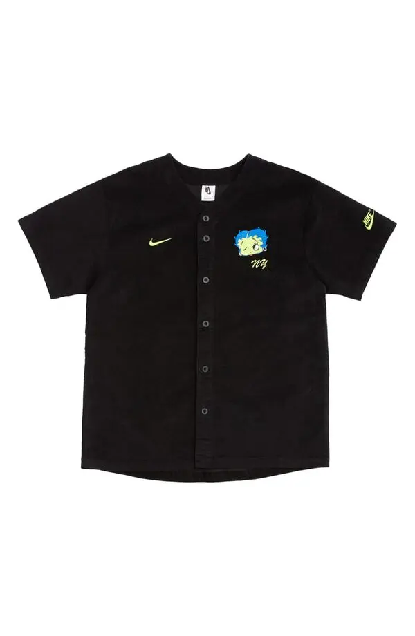 Nike X Olivia Kim Corduroy Baseball Jersey
