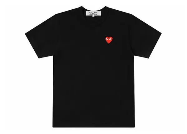 Play Comme Des Garcon Red Emblem T-shirt