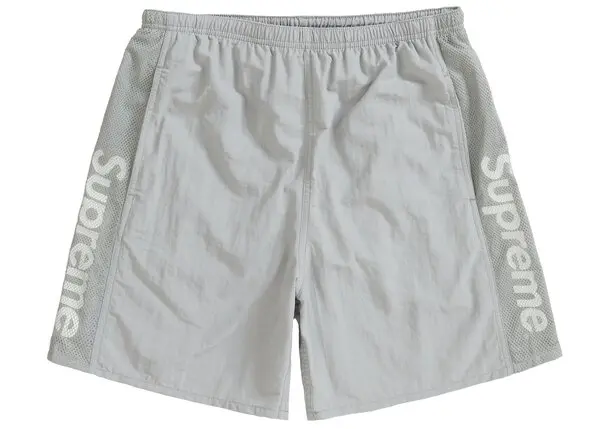 Supreme Mesh Panel Water Short - Grey