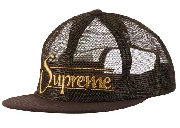 Supreme Mesh 6-panel Cap - Brown