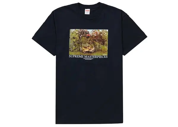 Supreme Masterpieces Tee Shirt - Navy Blue