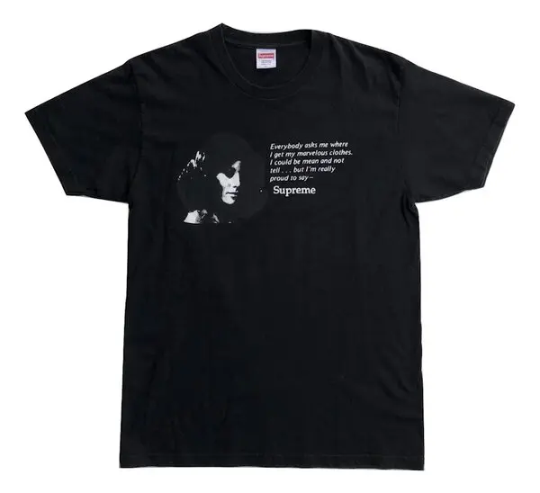 Supreme Mean Tee Shirt - Black