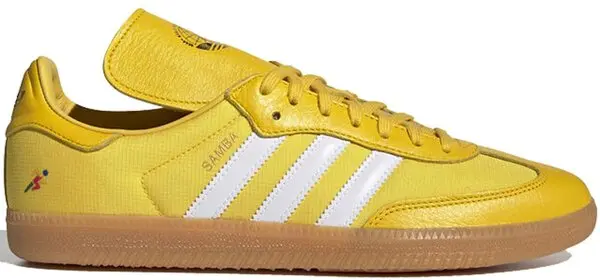 Adidas Samba Og Oyster Holdings Sneakers - Equipment Yellow/cloud White/gold Metallic