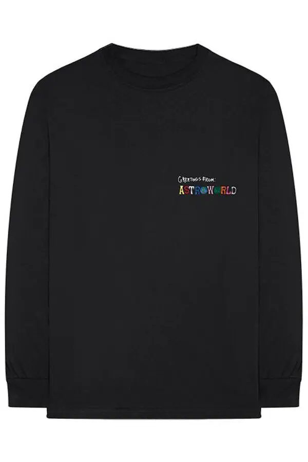 TRAVIS SCOTT Greetings From Long Sleeve T-shirt