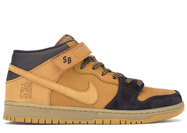 Nike Dunk Mid Lewis Marnell Sneakers - Cappuccino/bronzeone-colorwheat