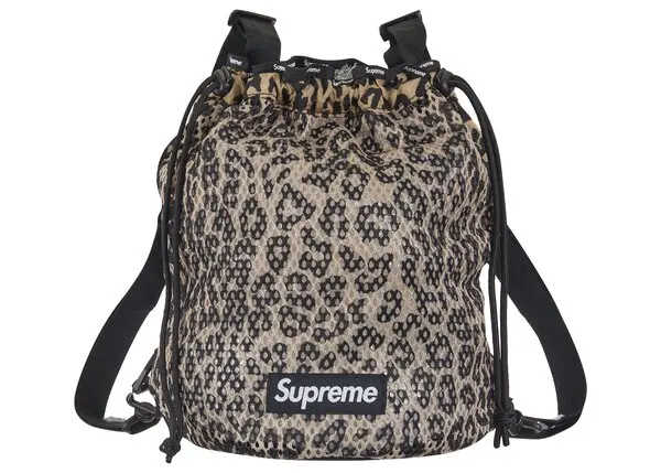 Supreme Mesh Small Backpack - Leopard