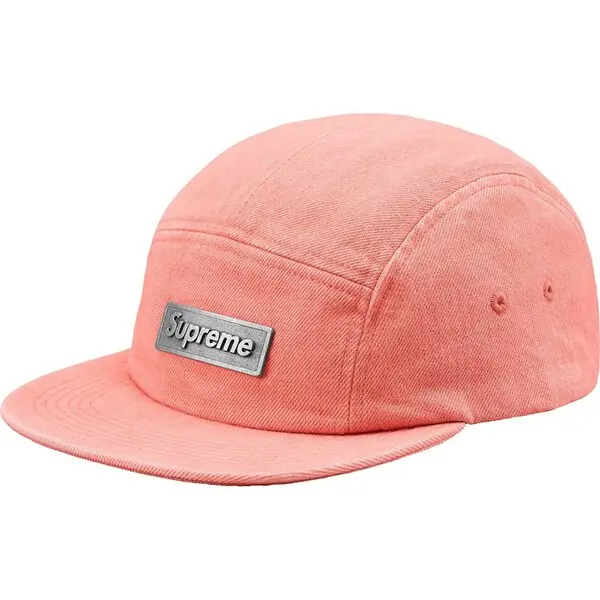 Supreme Metal Plate Camp Cap - Pink