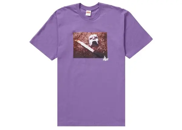 Supreme Mf Doom Tee Shirt - Dusty Purple