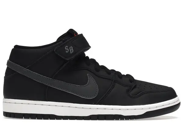 Nike Dunk Mid Iso Orange Label Sneakers - Black/dark Grey