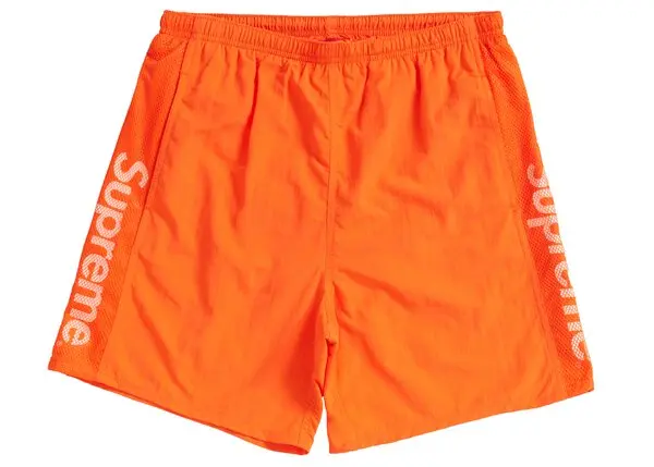 Supreme Mesh Panel Water Short - Orange