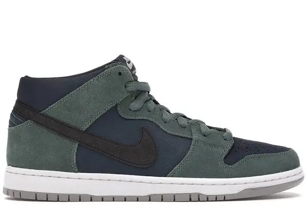 Nike Dunk Mid Lava Sneakers - Nori/black/black Lava