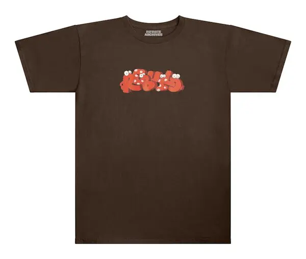 INFINITE ARCHIVES X Kaws T-shirt - Brown