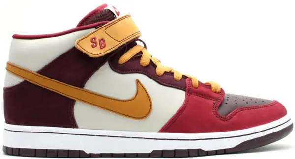 Nike Dunk Mid Vaporin Sneakers - Deep Burgundy/bronze