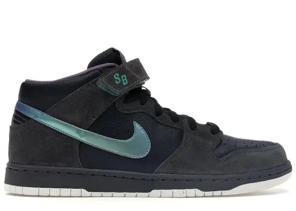 Nike Dunk Mid Northern Lights Sneakers - Black/sea Green