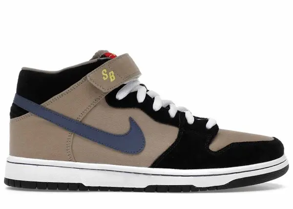 Nike Dunk Mid Sneakers - Khaki/medium Denim